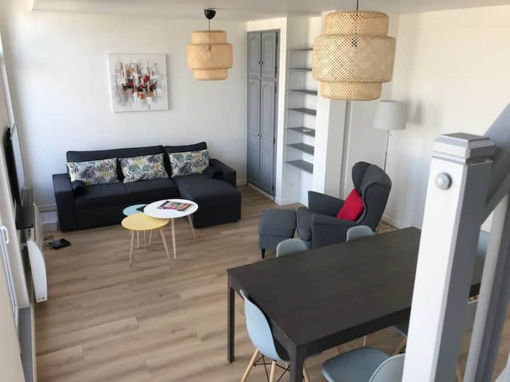 Duplex Art Déco En Hyper-centre • Balcon • 6 Pers - Reims