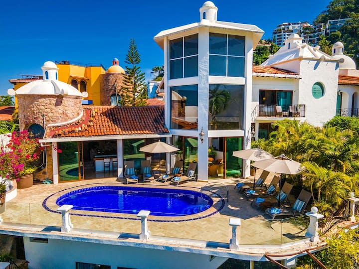 Espaciosa Villa De Lujo- Increible Vista Y Alberca - Puerto Vallarta