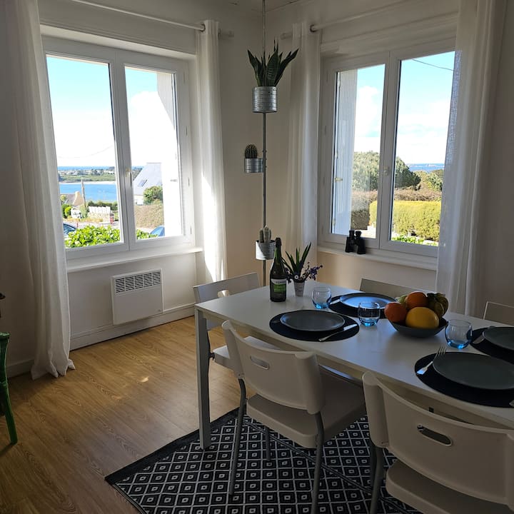 Jolie Maison Bretonne Vue Mer, à 5mn à Pied Plages - Landéda