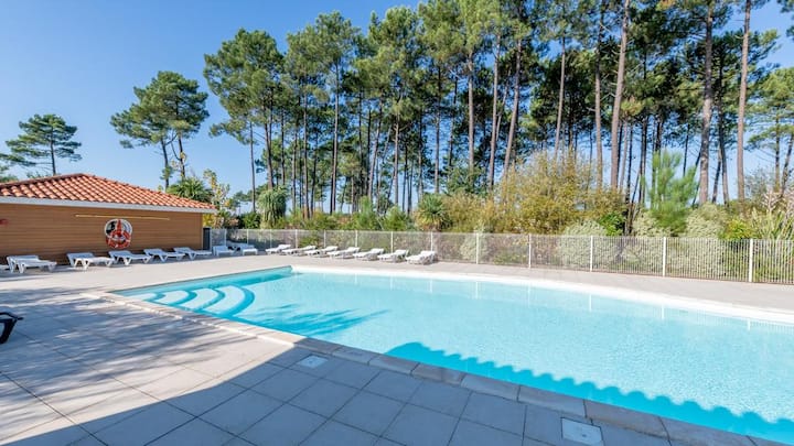 Maison 6 Pers. Piscines, Jacuzzi /Village Vacances - Biscarrosse