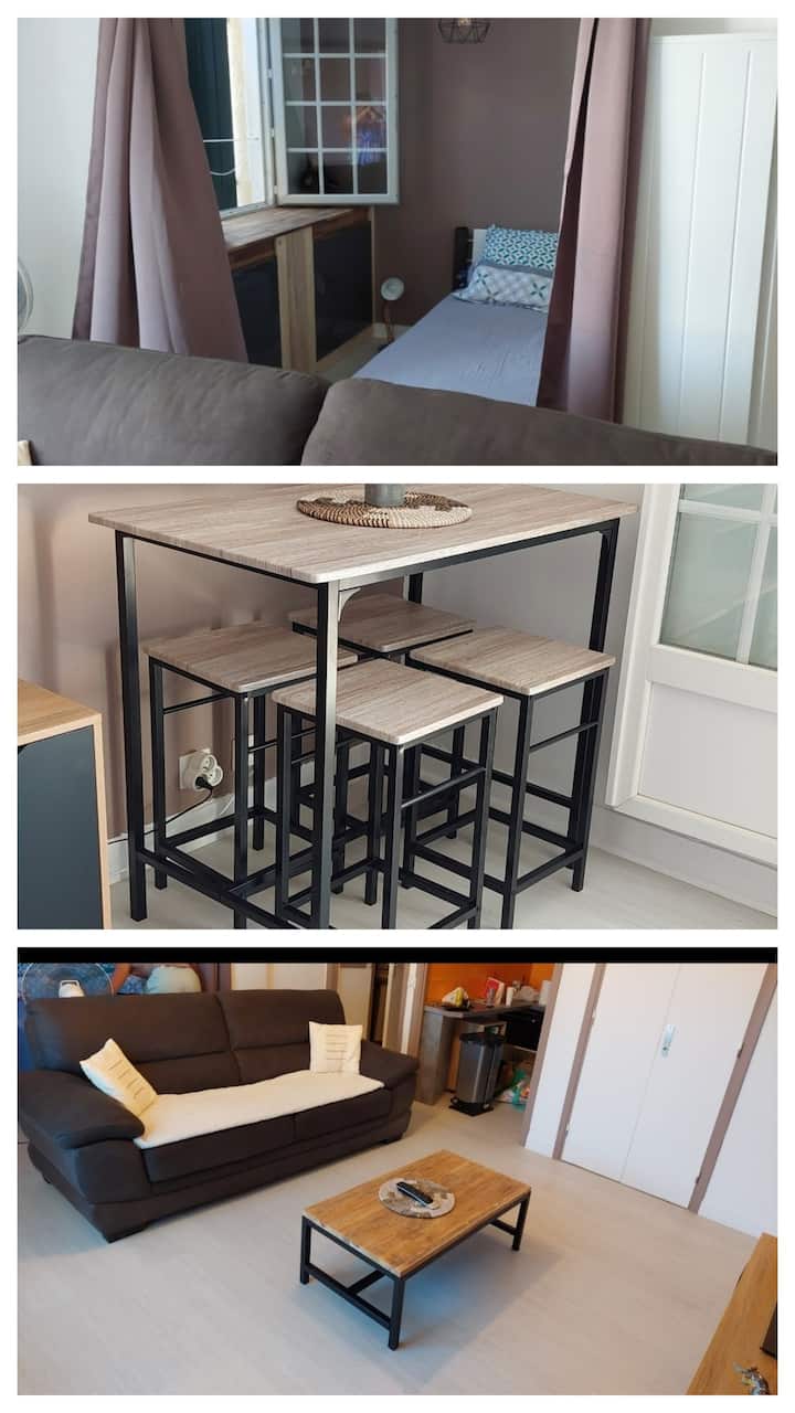 T2/studio 32 M2 Vallauris 4 Nuits Minimums - Vallauris