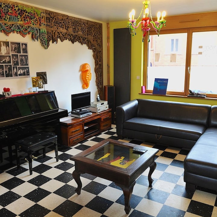 Chambre Bois Dans Grande Maison 3 * - Bray-Dunes