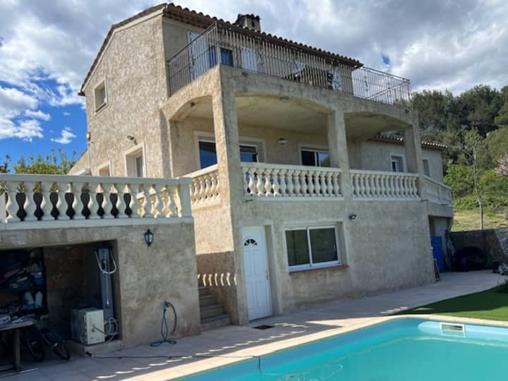 Vue Panoramique Cette Villa - Grasse