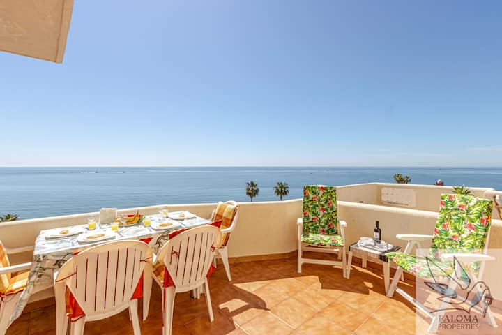 Wonderful Apt With Water Park And Sea Views - Benalmádena