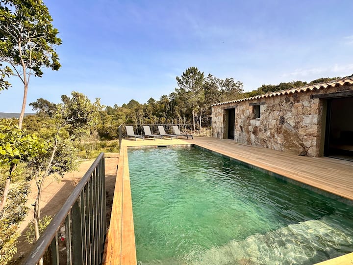 Villa Para Sognu 8p Piscine Priv - Figari