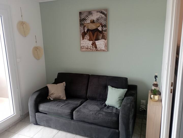 Studio Cabine Piscine Et Plage - Valras-Plage
