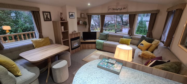 Family, Roomy 3 Bed Static- Aberdunant Hall Park - Beddgelert