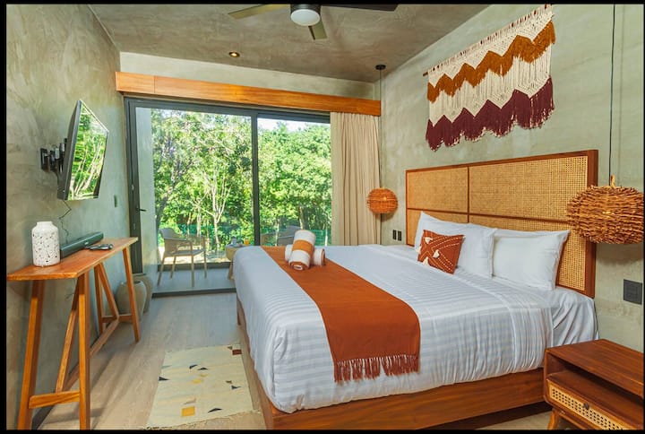 Estudio Céntrico Con Balcón Privado En Tuktulum - Riviera Maya