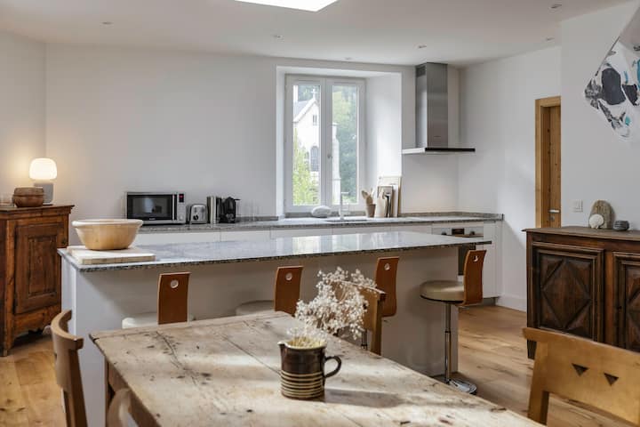 Lumineux & Moderne 2ch 100m2 | Hypercentre | Vues - Aiguille du Midi