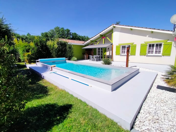 Maison Avec Piscine Et Espace Bien-être Partagés - Carcans