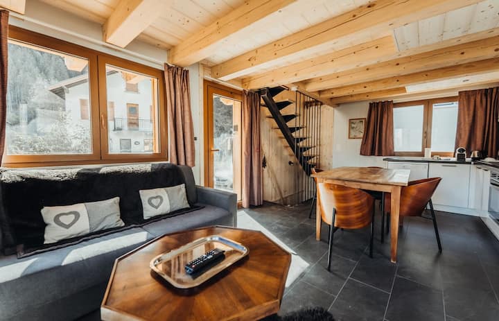 Chalet 1ch | Jardin | Garage | Balcons | 5mncentre - Lac du Brévent