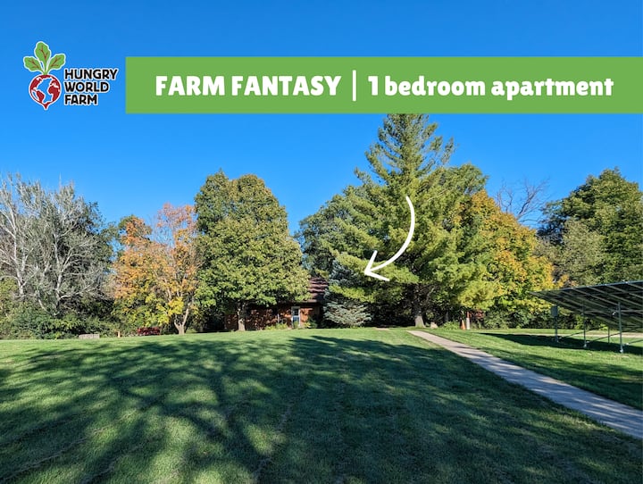 Farmstay 1: Animals + Workshops + Gardens + Creek - Illinois