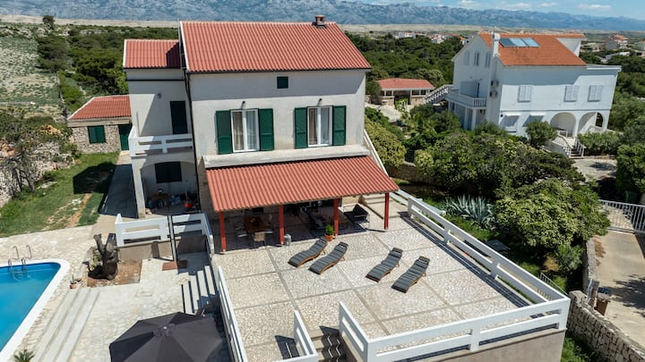 Apartment Kosljun With Pool - Karlobag