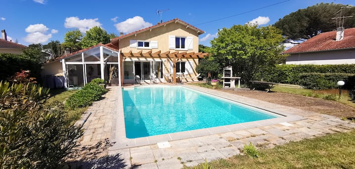 Maison 6-8 Pers Au Calme Avec Piscine - Mont-de-Marsan