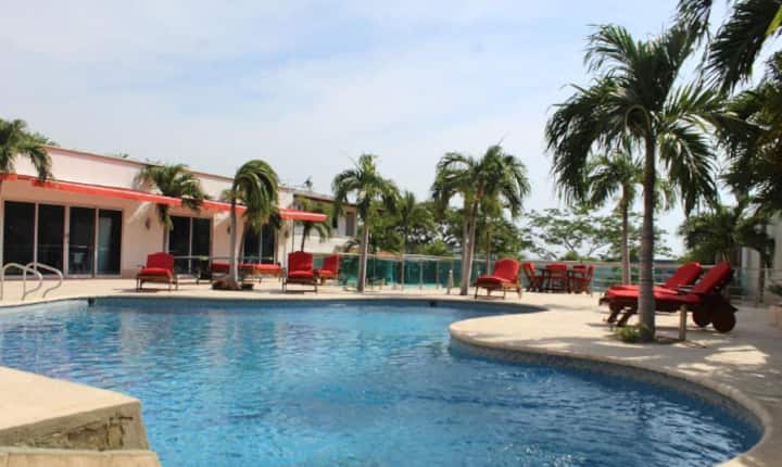 Encantadora Habitación Twin En Taganga,santa Marta - Taganga