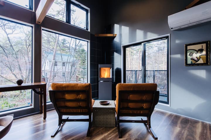 Oradoro:ゆったり家族風呂付モダンシャレー/4ldk - Hakuba