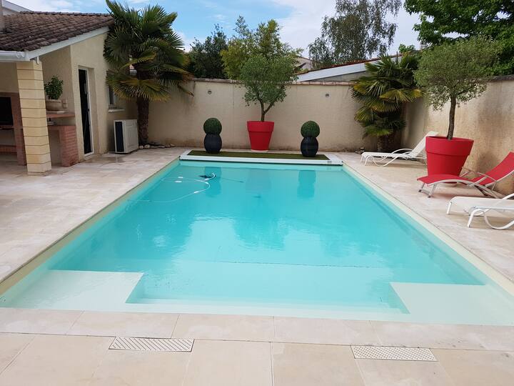 Grande Maison Lumineuse Bordeaux Piscine Chauffée - Talence