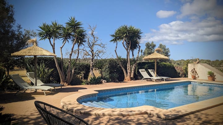 Neu! Finca Na Roqueta Mit Pool Und Klimaanlage - Las Salinas