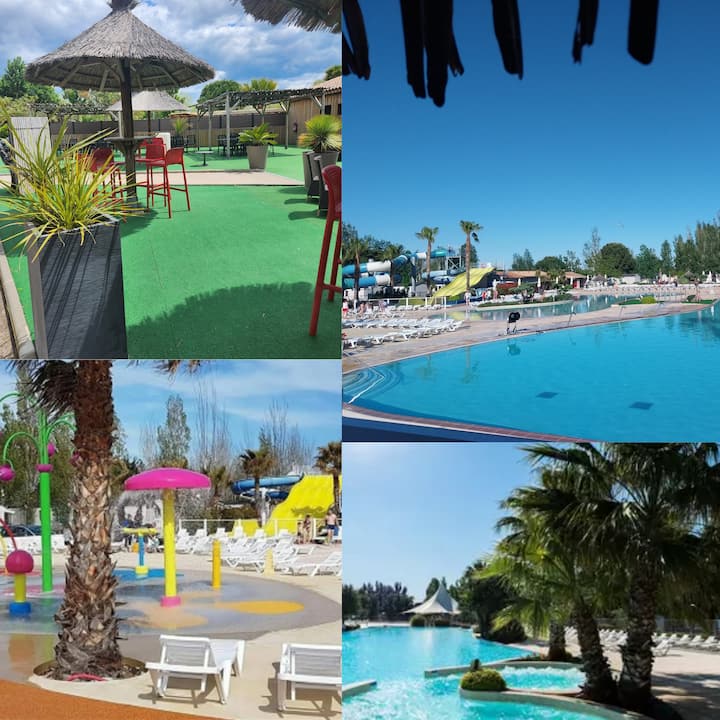 Mobilhome Terrasse Bâchée
La Carabasse -Vias Plage - Agde