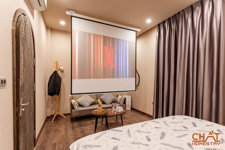 Cozy6corner*rustic*freelaundry*projector - Hanoi