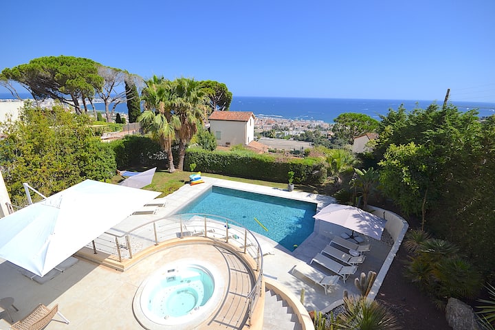 Magnifique Villa Cannes Antibes Vue Mer 10 Prs - Juan-les-Pins