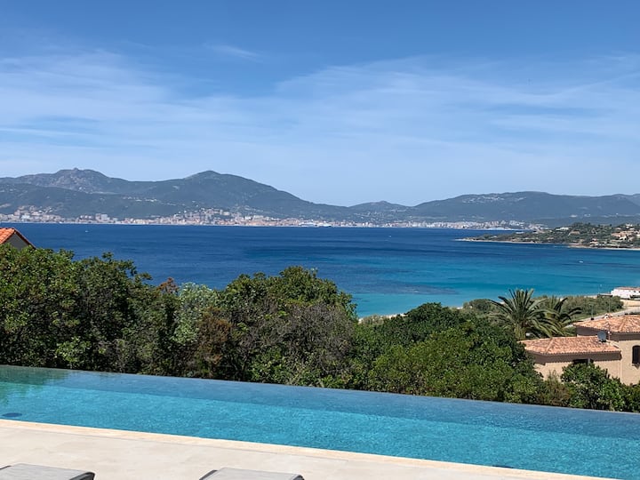 Villa Rivoli, Vue Mer, Piscine - Ajaccio