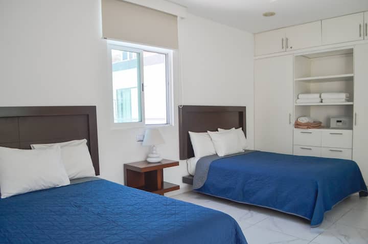 Amplio Y Céntrico Departamento 3 Recámaras - Playa del Carmen