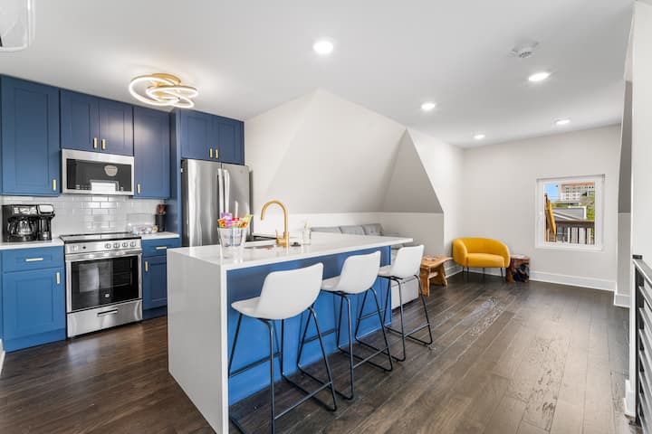 The Octopus House: New 1br Stylish Getaway - 오션 시티