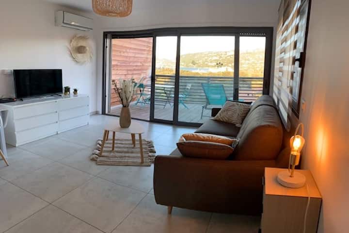 Studio Vue Mer Situé à La Marina De Porto Vecchio - Porto-Vecchio