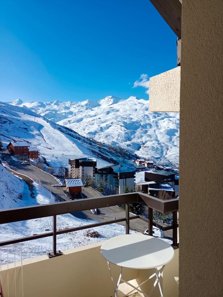 Menuires/3 Vallées : Appartement 4 Pers Avec Vue - 프랑스