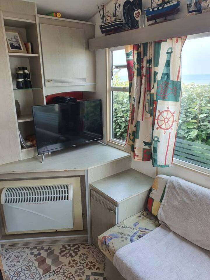 Mobil-home Avec Terrasse Vue Sur La Mer - Gouville sur Mer