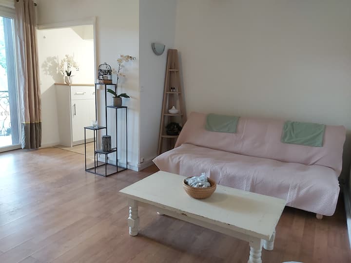 Bel Appartement Cosy Climatisé Face à La Rivière - Ganges