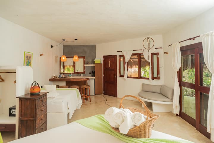 Ground-floor Double Studio With Kitchenette - Isla Holbox