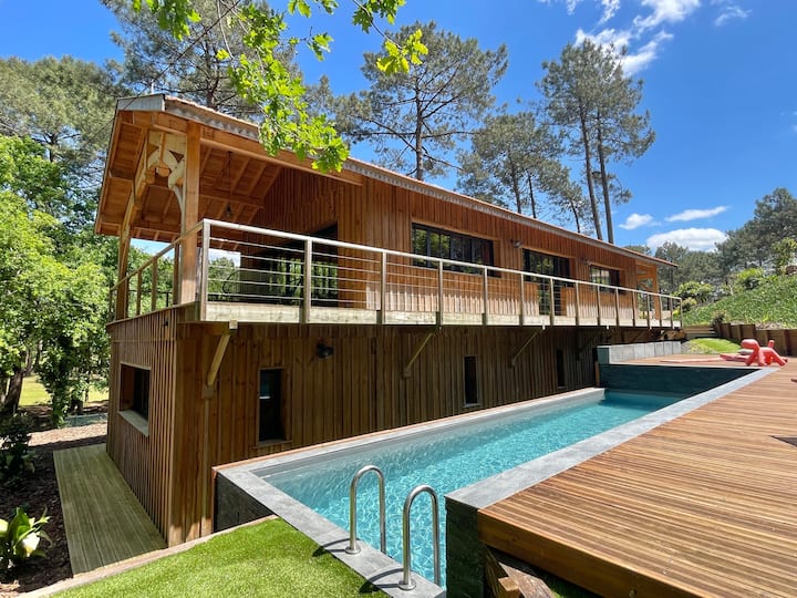 Villa Sur Golf. Lac Et Océan. Charme Et Quiétude - Biscarrosse