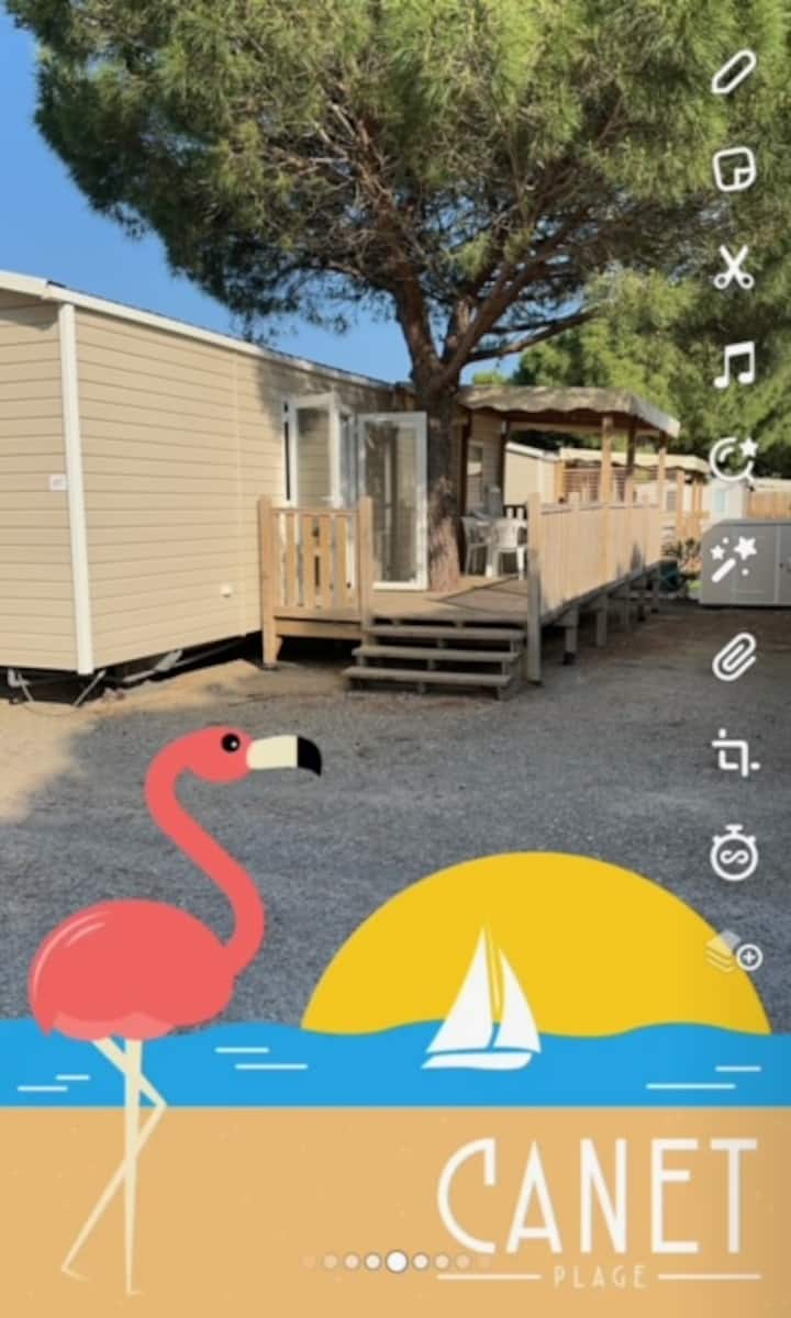 Mobilhome Bora Bora  6/8 Pers - Canet-en-Roussillon