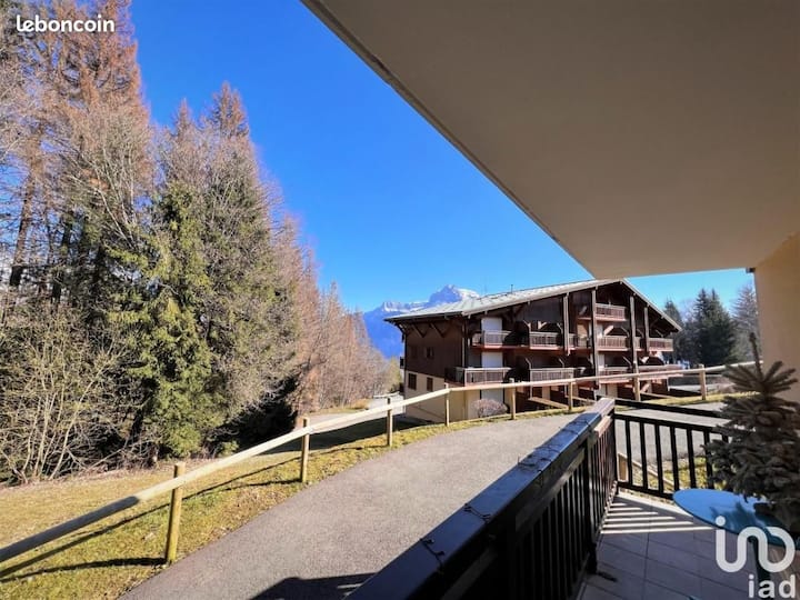 Nid De 5 Lits 7 Pers. Pied Des Pistes Avec Balcon - Combloux