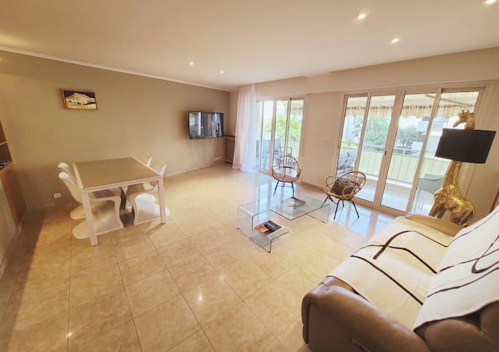 68m² Premium Pour 2 Pers, 100m De La Mer, Terrasse - Cannes