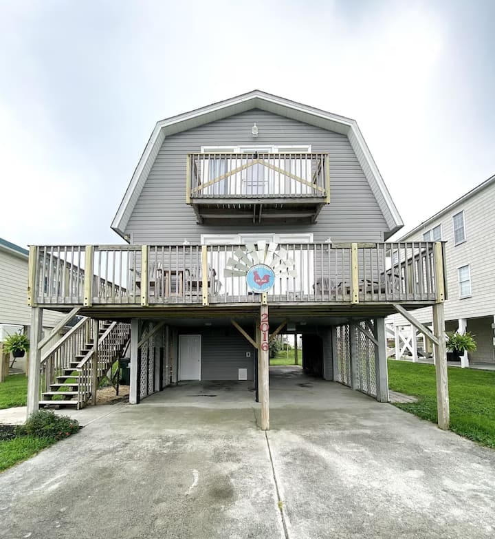 Sleeps 10, Large Patio, Fenced-in Yard, Rv Parking - Surf City, NC