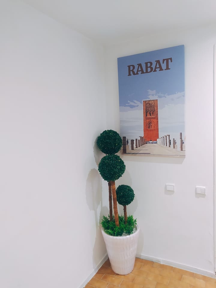 Chambre Cosy Avec Balcon-vue Sur Mer Voyageur Seul - Rabat