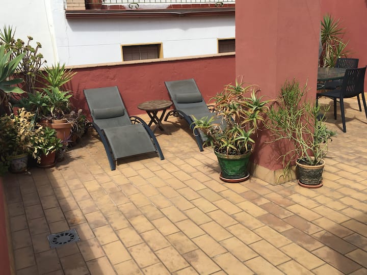 Casa Andaluza Chic, Terraza Privada, En Santa Cruz - Séville