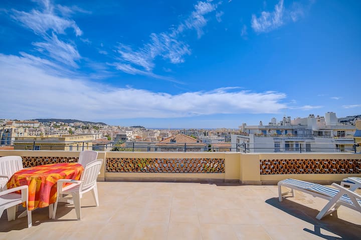 Charmant - Terrasse Et Vue Mer - Beaulieu-sur-Mer