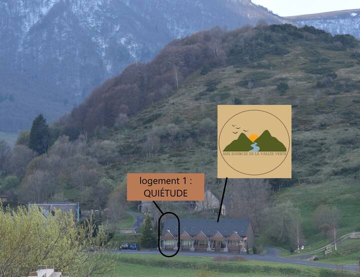 Aux Sources De La Vallée Verte - Gîte 1 - Quiétude - Chambon-sur-Lac