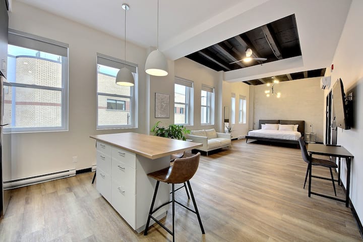 L'urbain Loft Spacieux Au Centre-ville - Saguenay