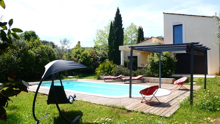 Villa D'architecte Climatisée Piscine (Gîte 4*) - Antibes