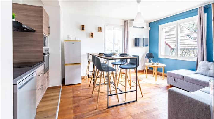 Maison Spacieuse – Idéale Jusqu'à 12 Personnes - 디종