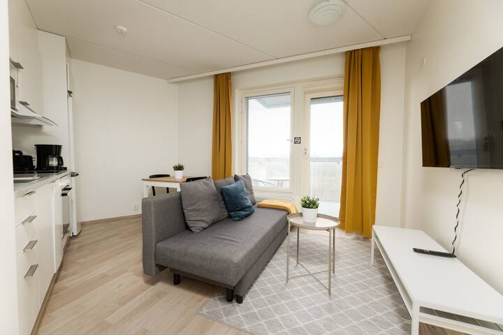1-bedroom Apartment With 2 Beds, Balcony & Parking - Hattula