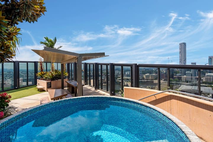 Homey 2br Parking, Pool, Gym,sauna St Brisbane M24 - Brisbane