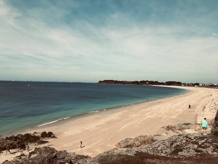 À 2 Min De La Plage -Duplex Cosy & Lumineux 7 Pers - Île-d'Arz