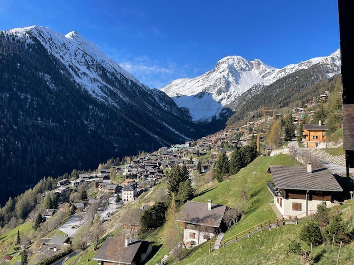 Appartement Ensoleillé Avec Vue - Grimentz