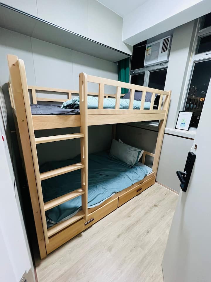 深水埗藝術文創區靚裝輕奢北歐風Sharehouse Room D - Hong Kong